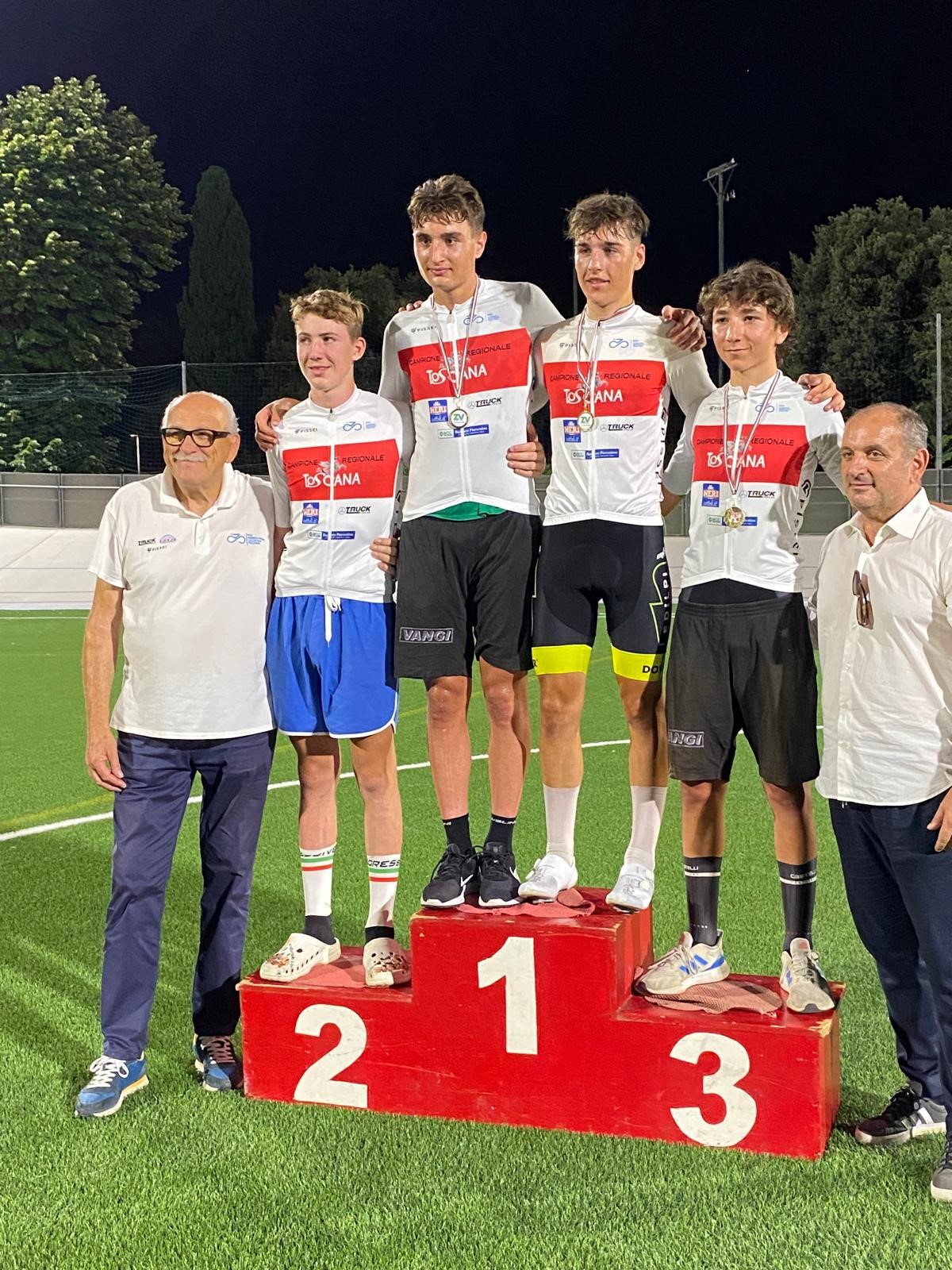 A Gaggioli, Nieri, Gastasini e Menici i titoli toscani – Federciclismo